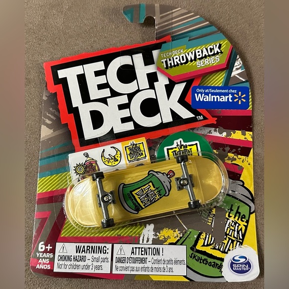 Tech Deck | Toys | Tech Deck Fingerboard Skateboard Throwback Series ...
